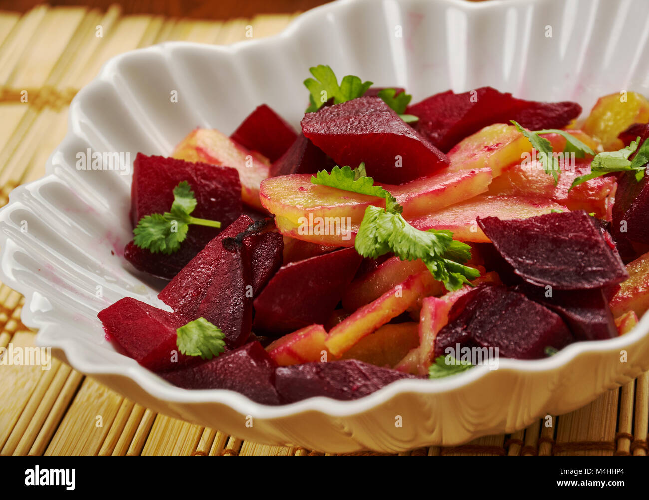 Key Sir Alicha - Ethiopian Beets and Potatoes Stock Photo - Alamy