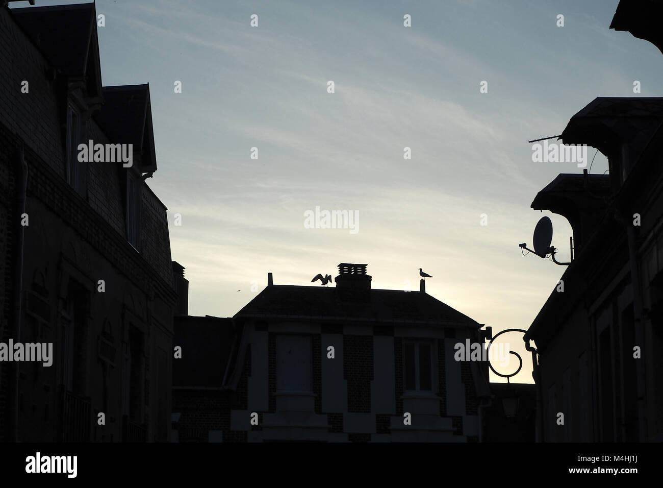 evening sky with shadow Stock Photo - Alamy