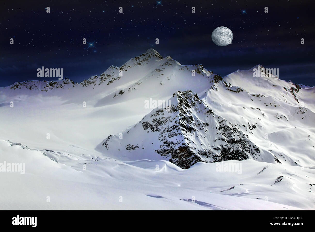 View on Elbrus Mount Stock Photo - Alamy