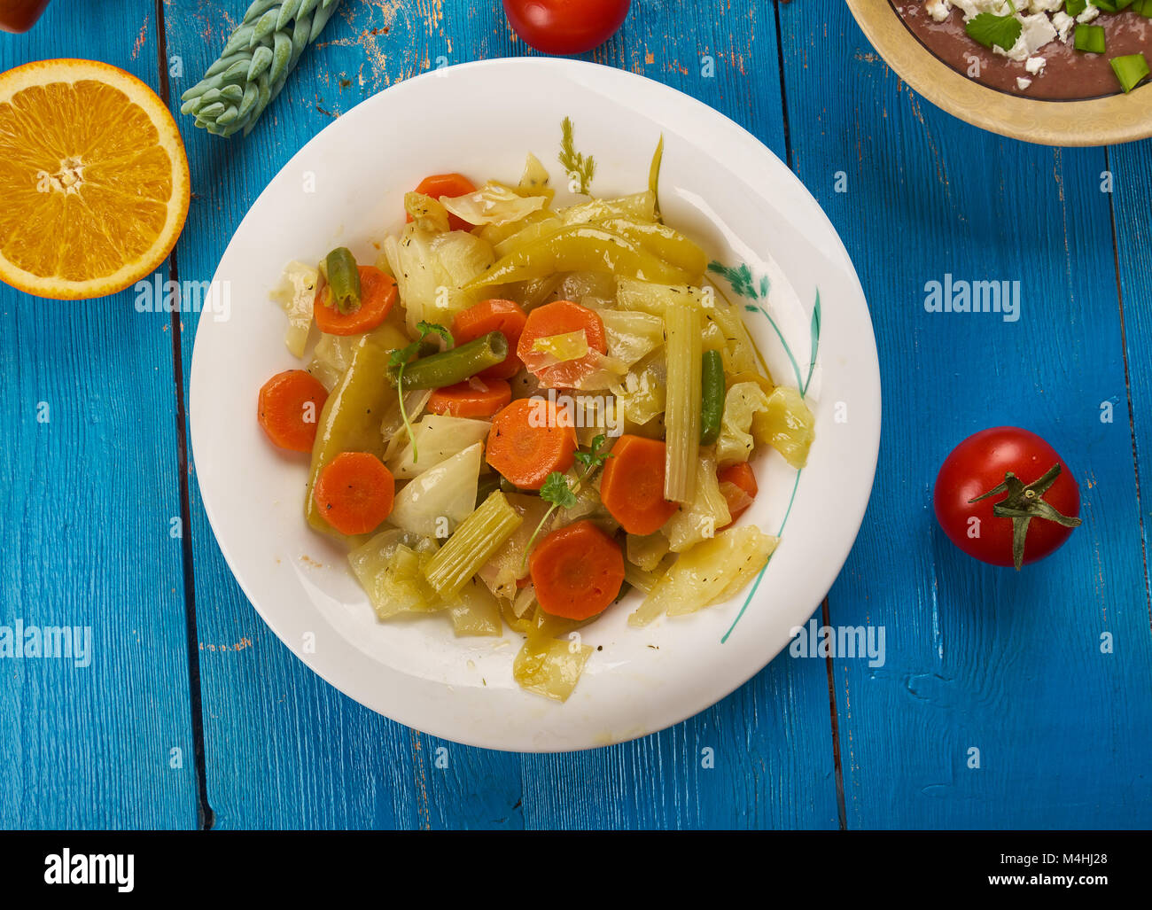 East African cuisine - Ethiopian Cabbage, Traditional assorted African ...