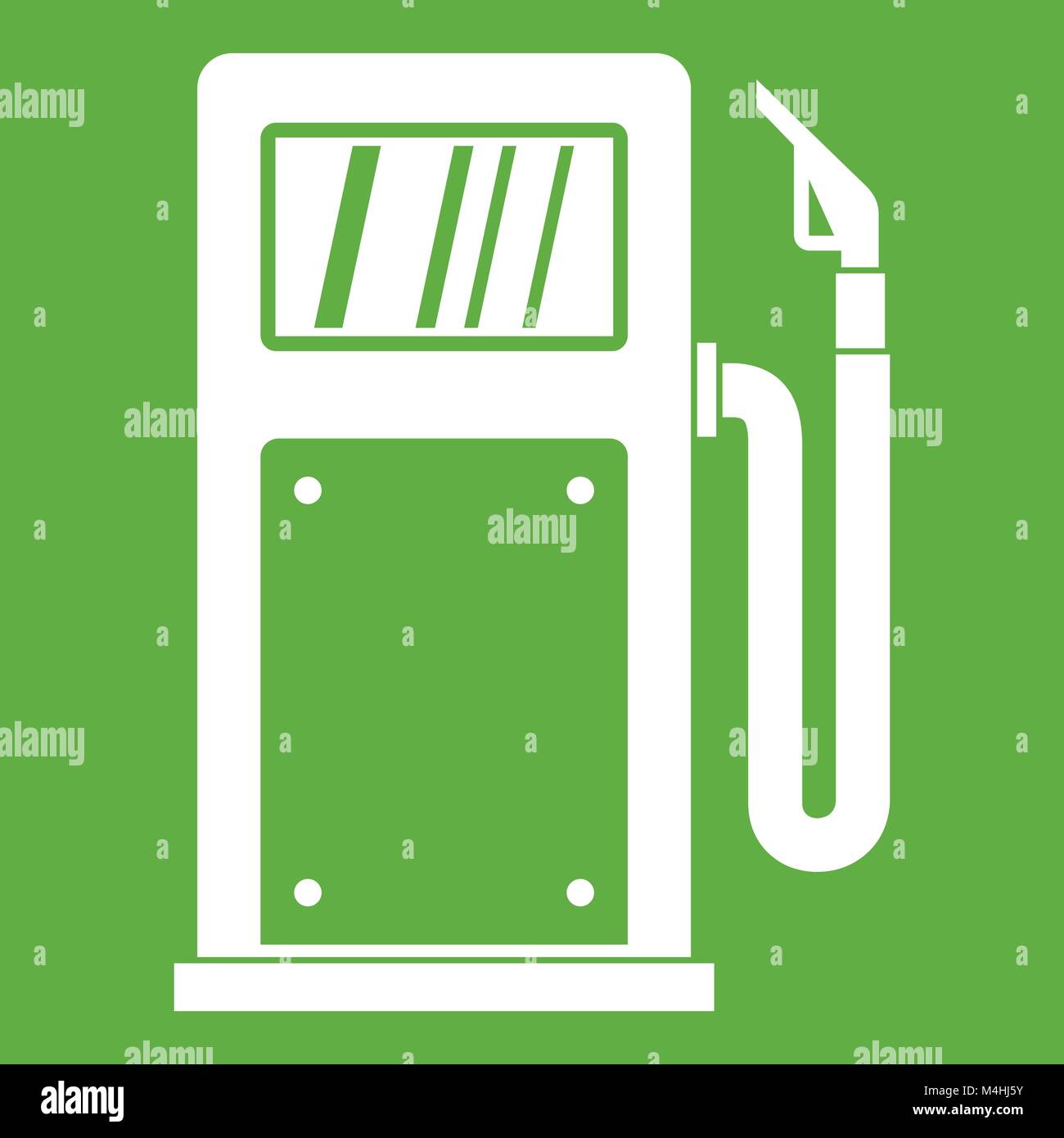 Gasoline pump icon green Stock Vector Image & Art - Alamy