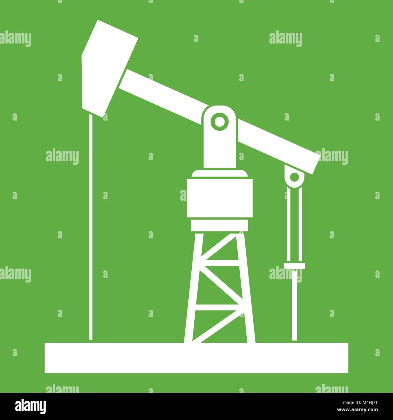 Oil pump icon green Stock Vector Image & Art - Alamy