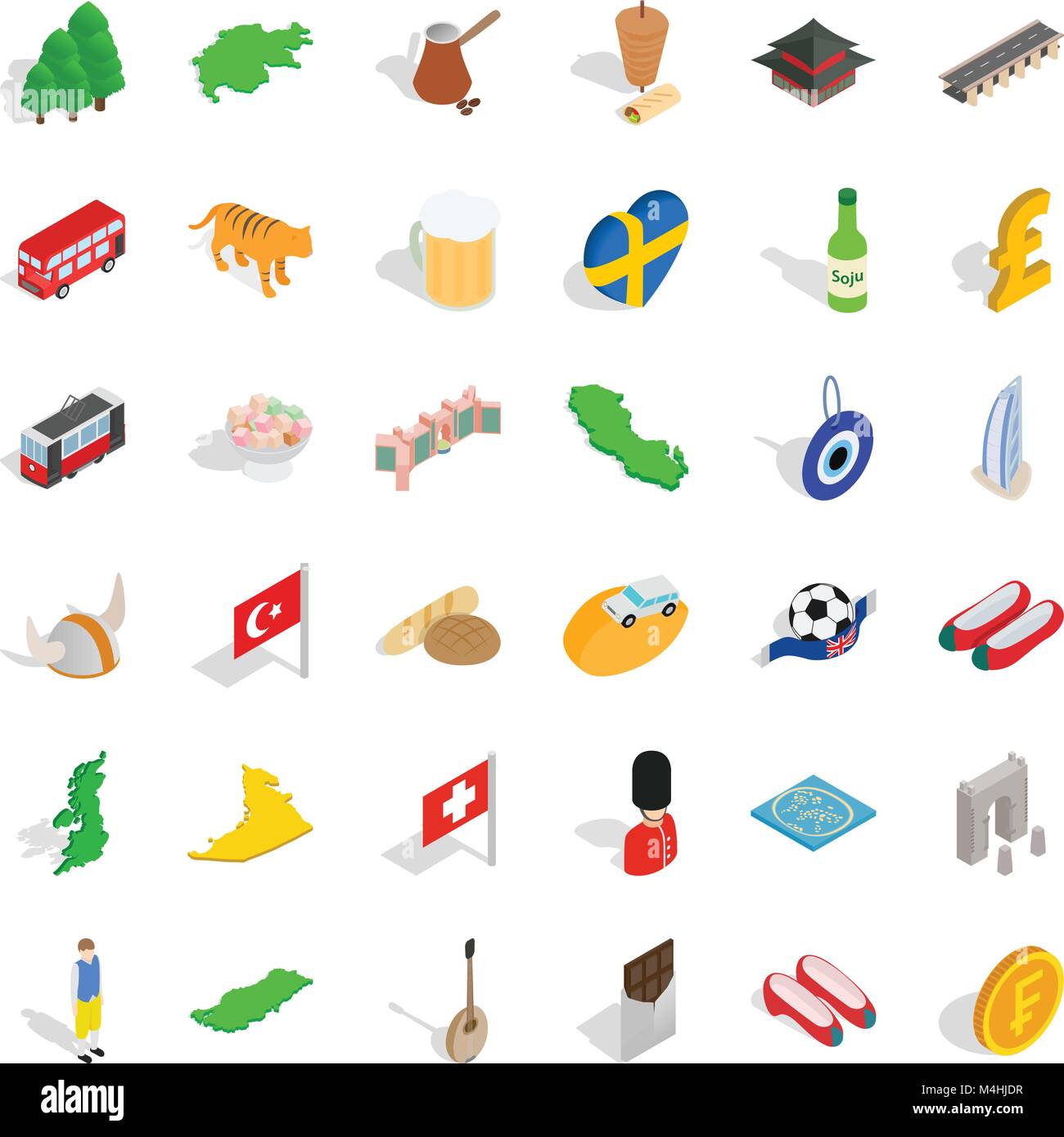 Citizen icons set, isometric style Stock Vector Image & Art - Alamy