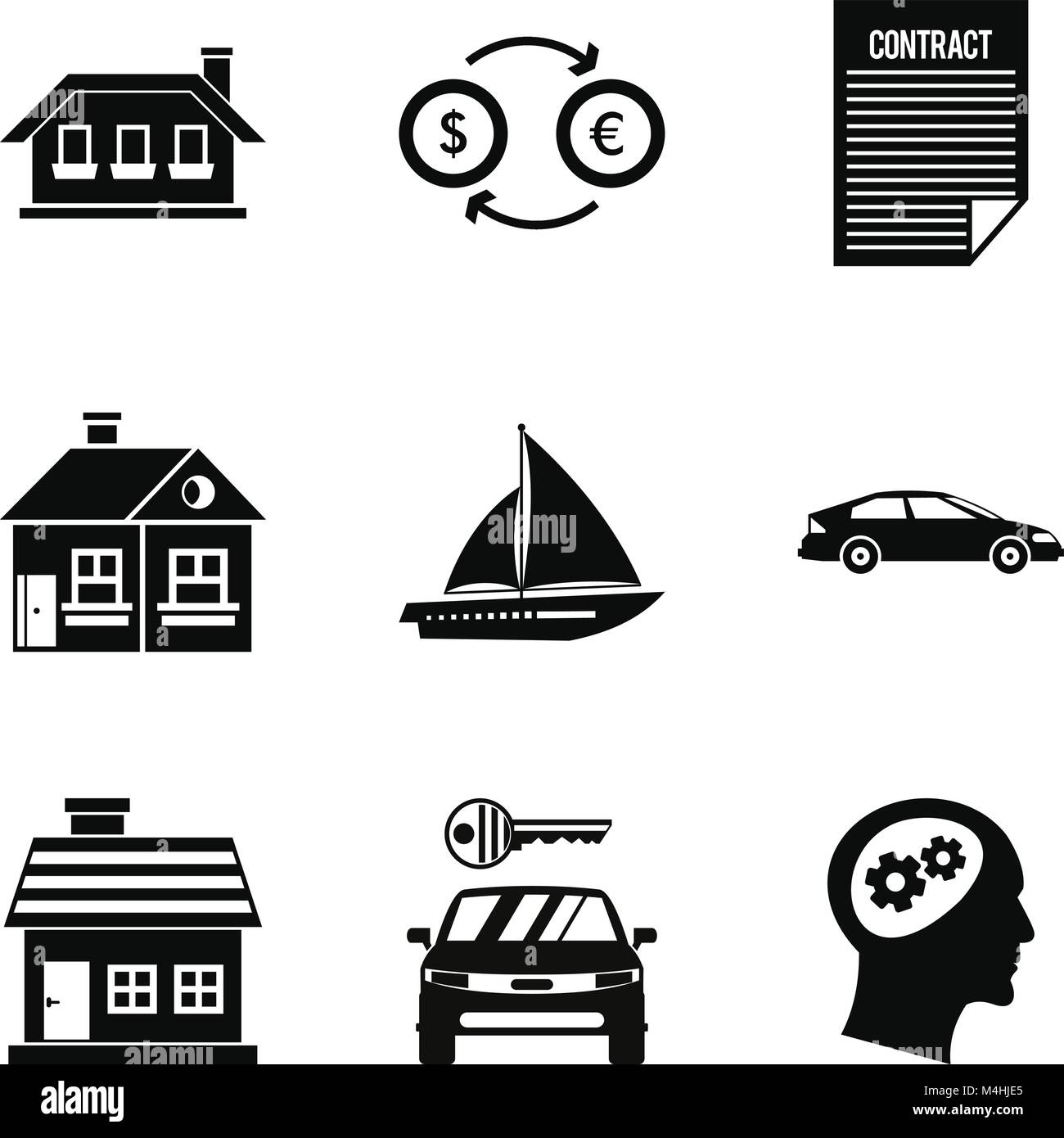 Private property trespassing Stock Vector Images - Alamy