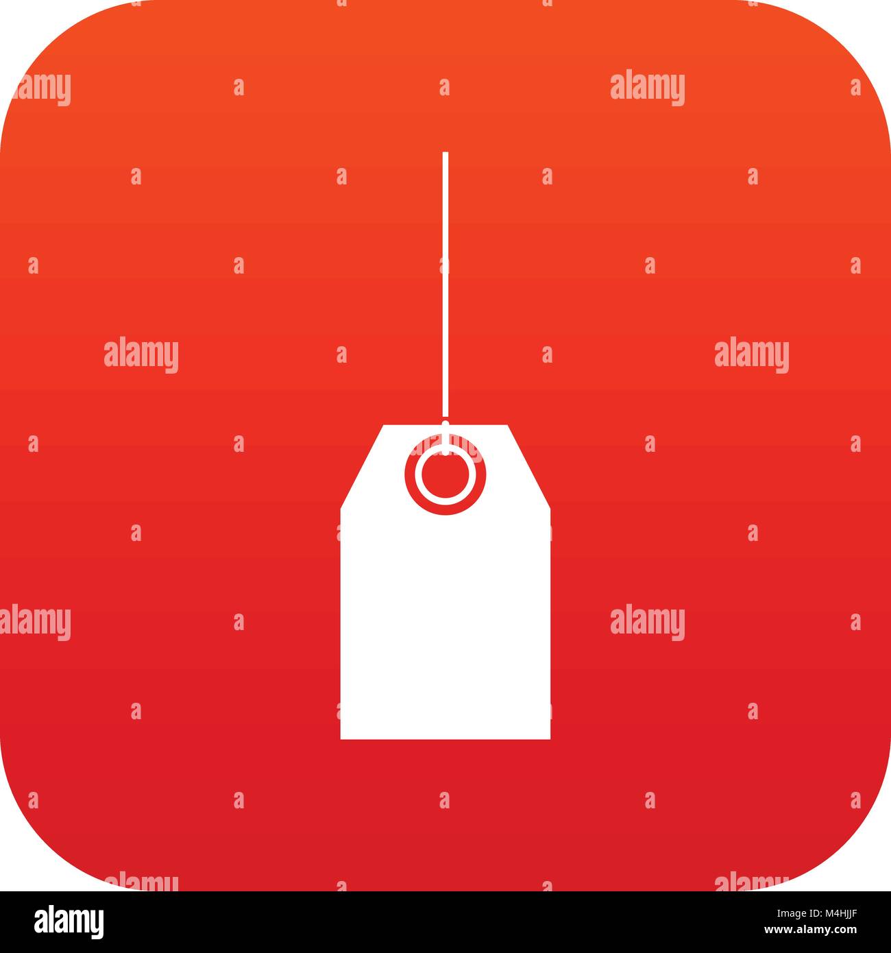 Blank black tag icon digital red Stock Vector Image & Art - Alamy