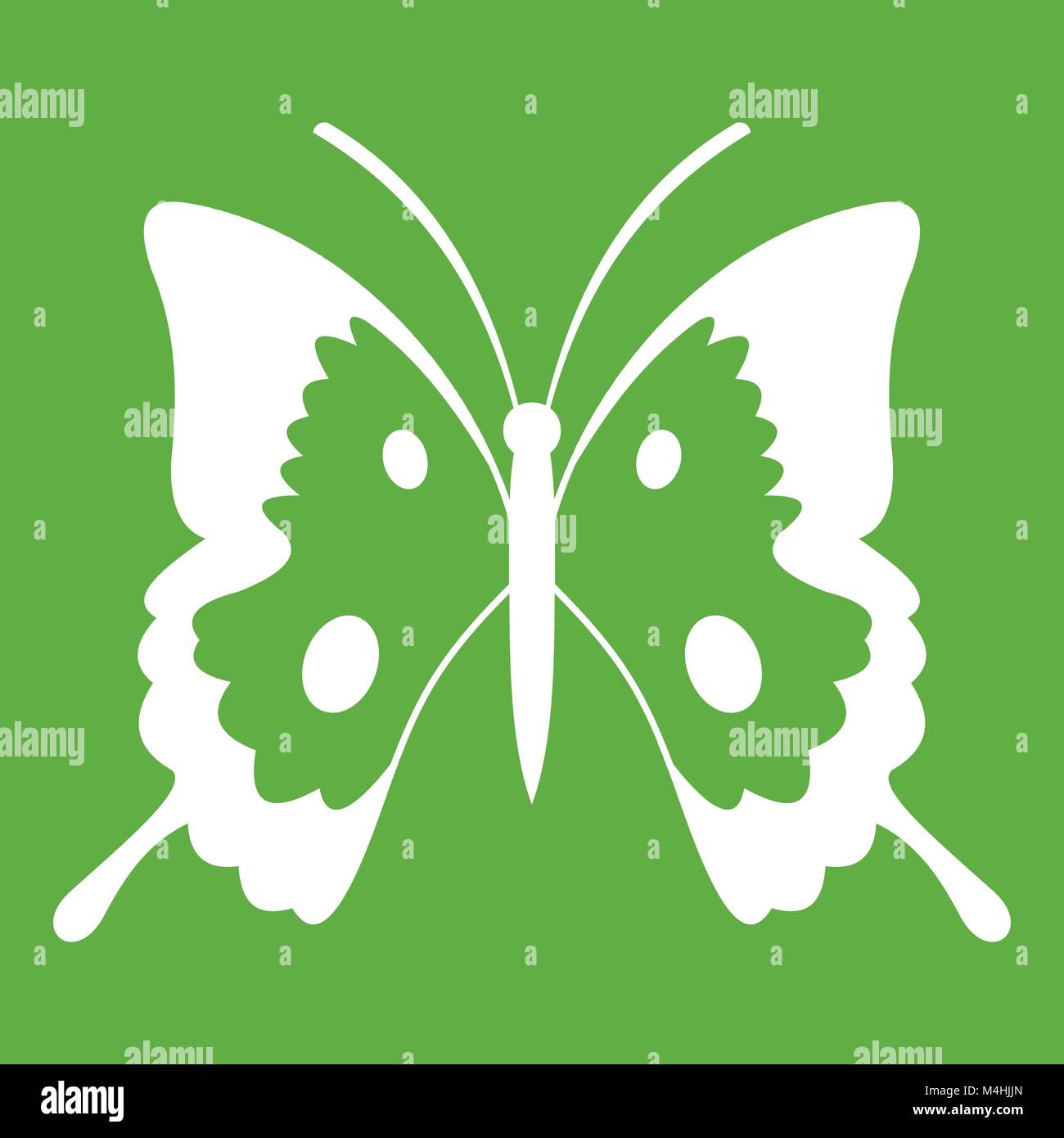 Butterfly icon green Stock Vector Image & Art - Alamy