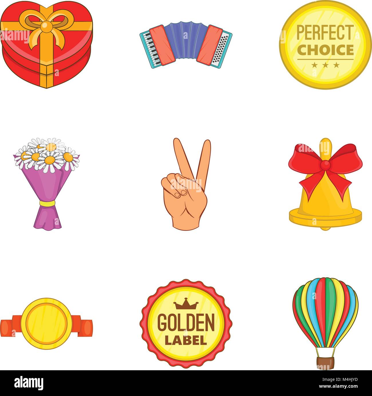 Promo icons set, cartoon style Stock Vector Image & Art - Alamy