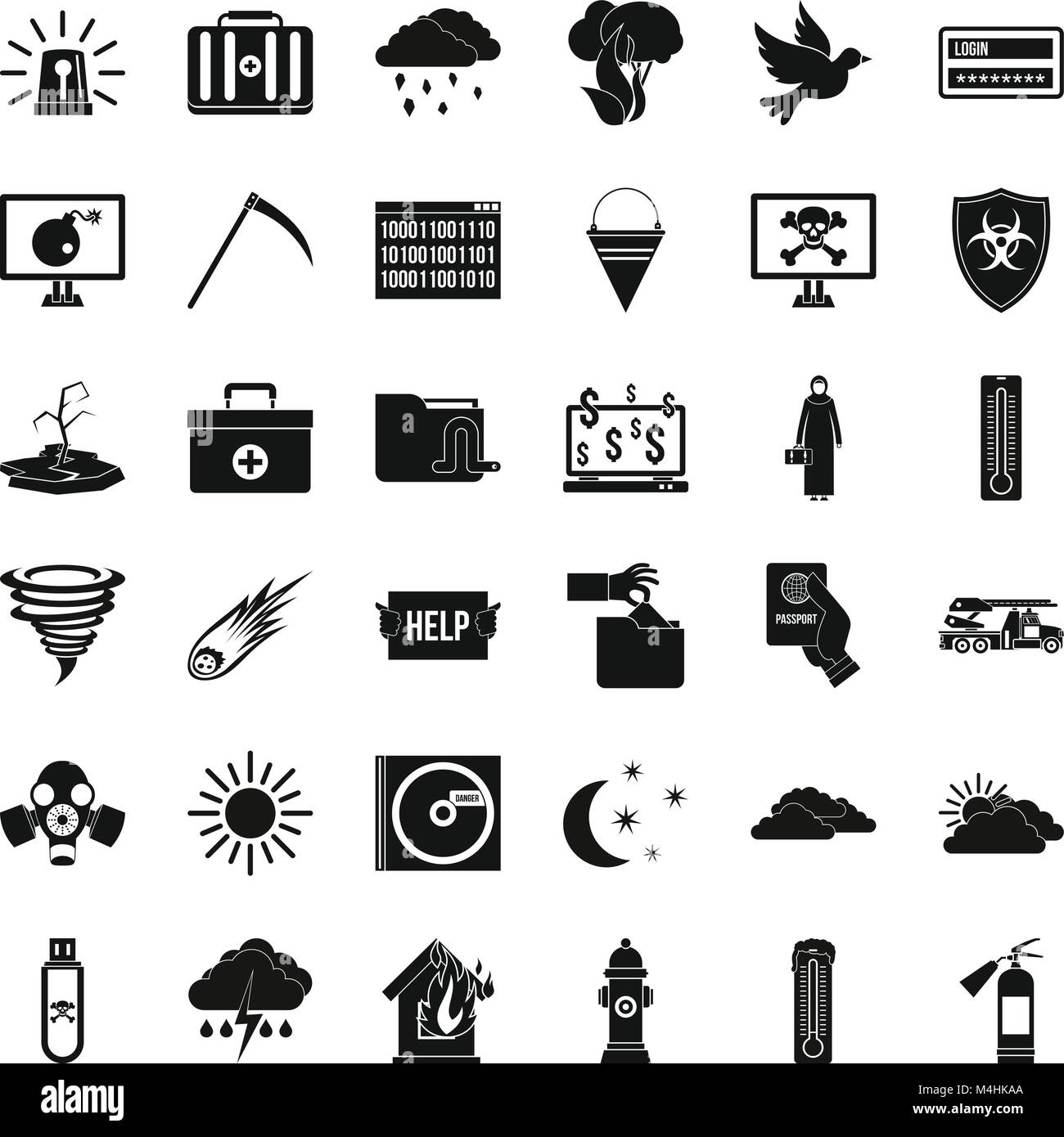 Avalanche zone Stock Vector Images - Alamy