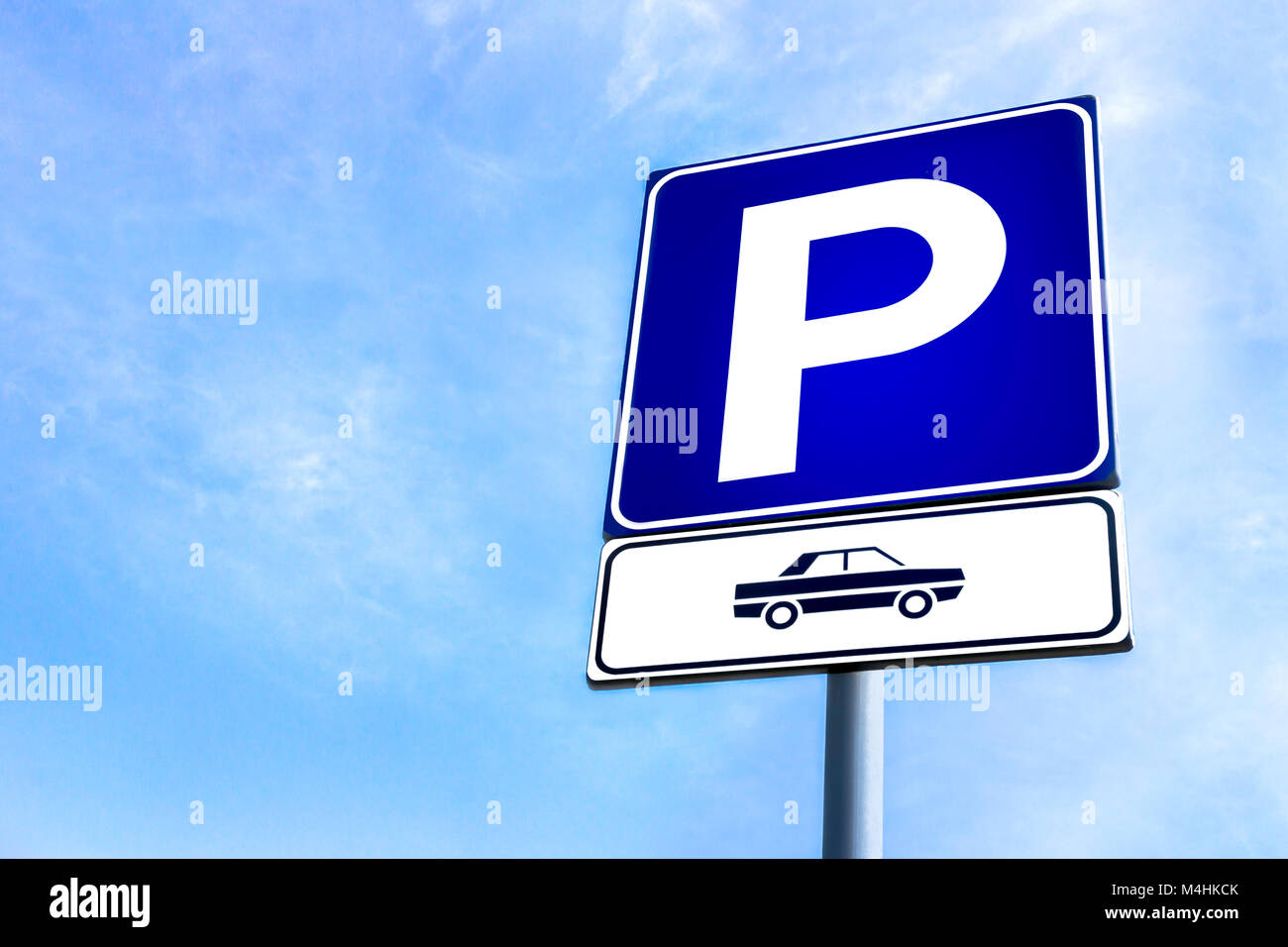 European parking sign hi-res stock photography and images - Alamy