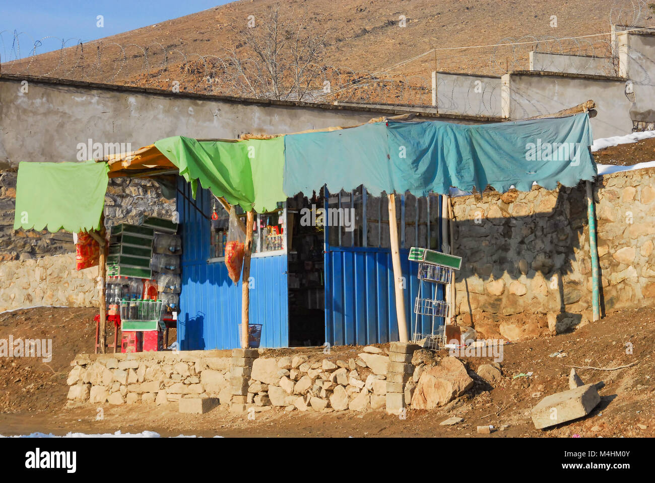 A roadside shop in Afghanistan Stock Photo - Alamy