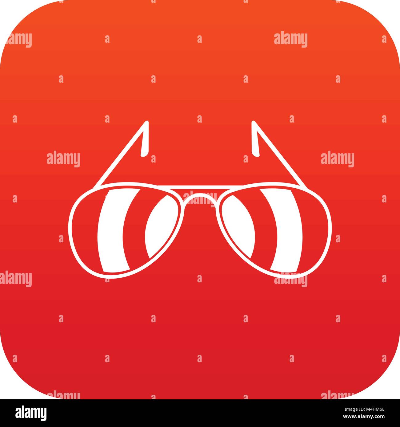 Sunglasses icon digital red Stock Vector Image & Art - Alamy