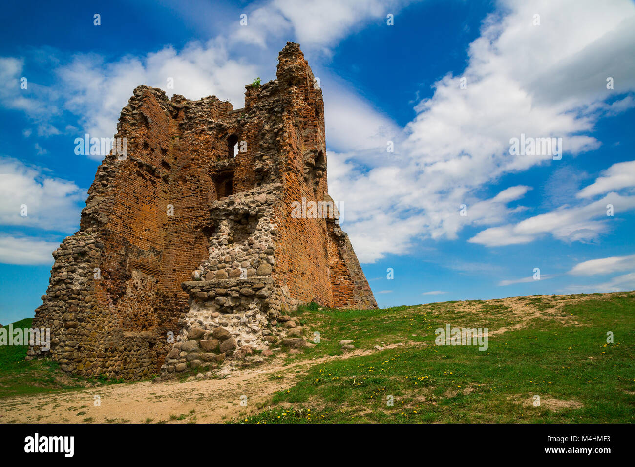 Belarus, the castle in Novogrudok Stock Photo - Alamy