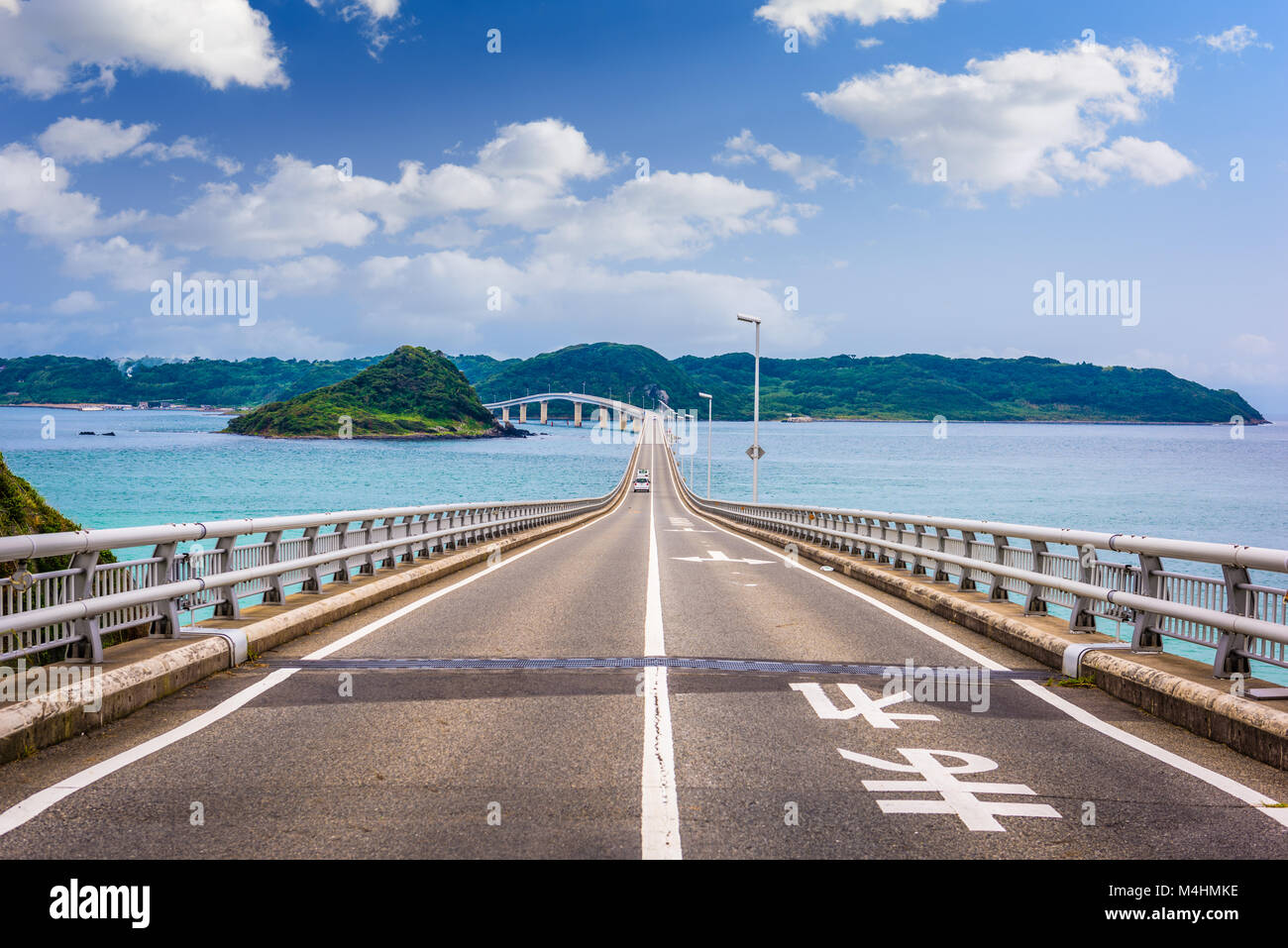 Tsunoshima Ohashi Bridge in Shimonoseki, Japan Stock Photo - Alamy