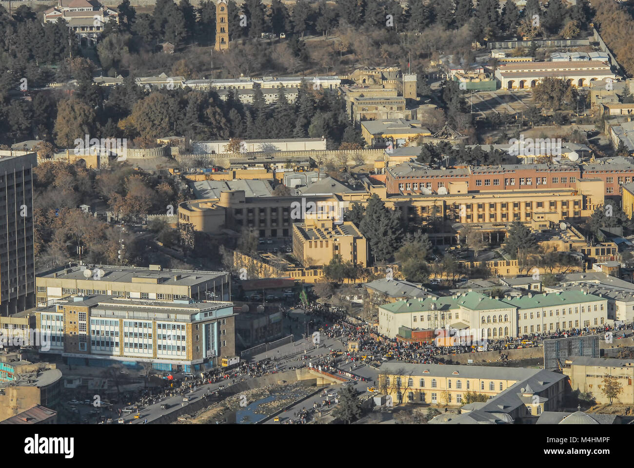 An aerial view of the city center of Kabul Afghanistan Stock Photo - Alamy