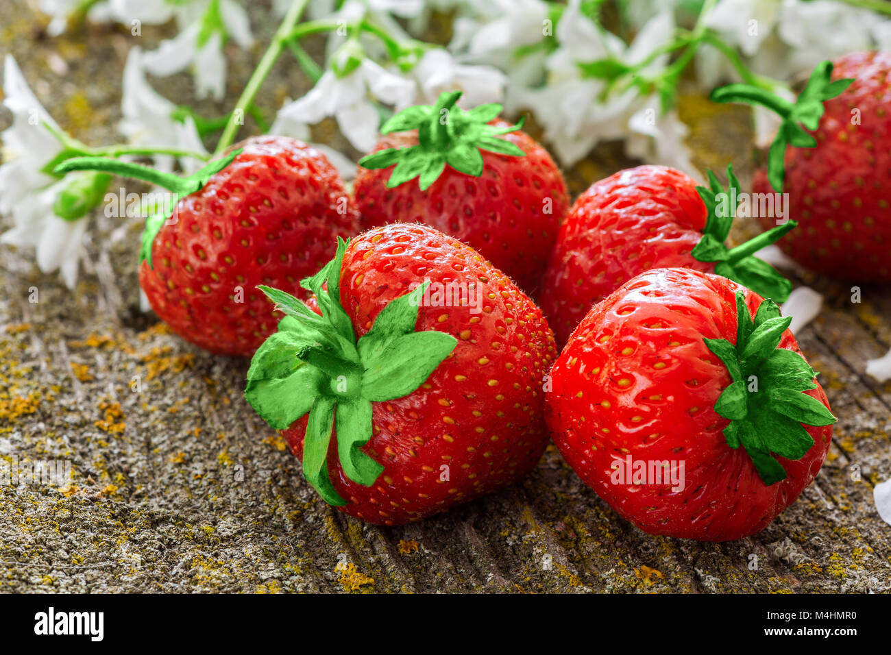 Fresh red strawberry Stock Photo - Alamy