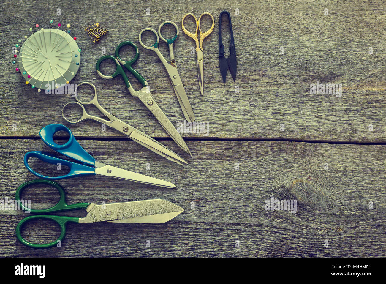 Sewing scissors, tool Stock Photo - Alamy