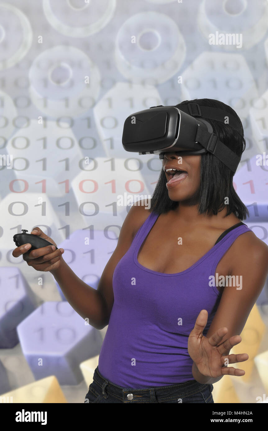 Virtual Reality Goggles Stock Photo - Alamy