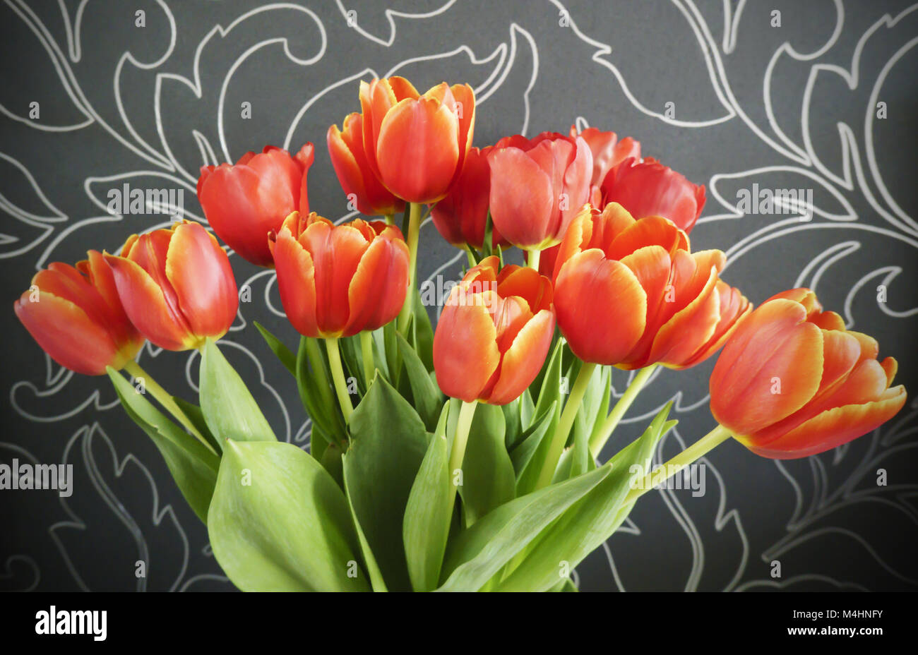 Black background bouquet hi-res stock photography and images - Alamy