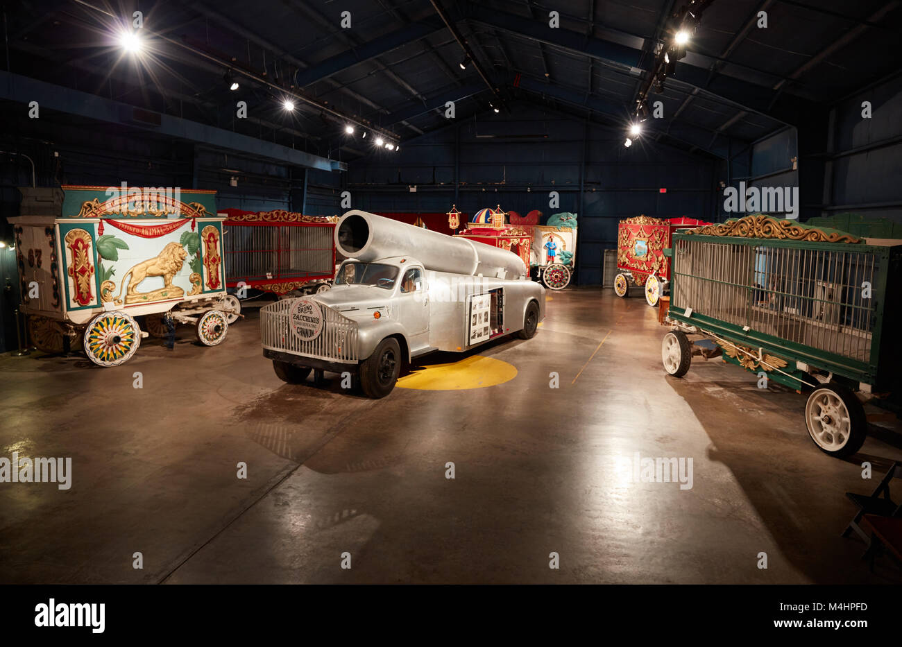 Circus wagons at the Ringling Museum, Sarasota, Florida Stock Photo - Alamy