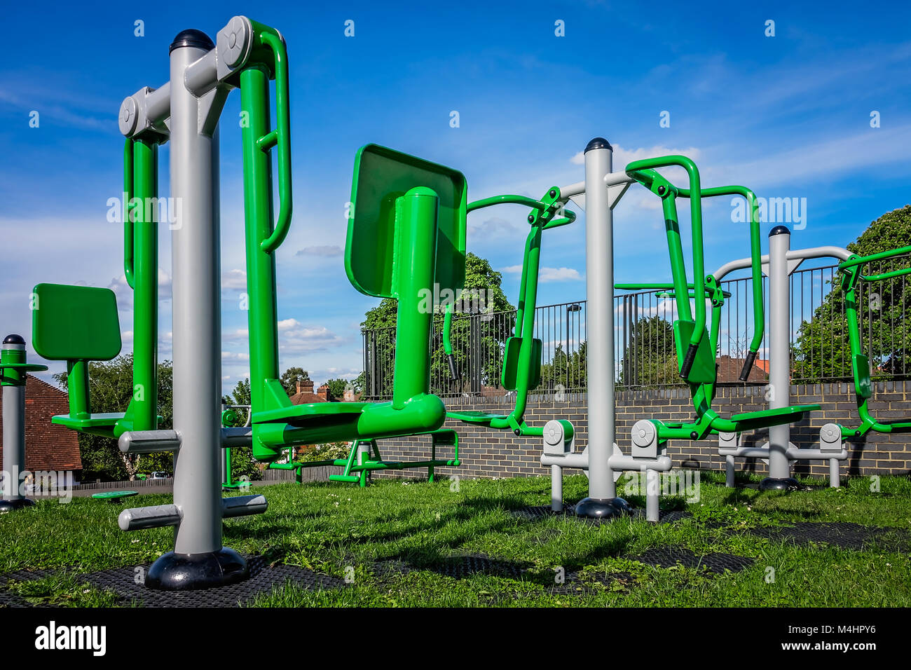 Outdoor fitness equipment hi-res stock photography and images - Alamy
