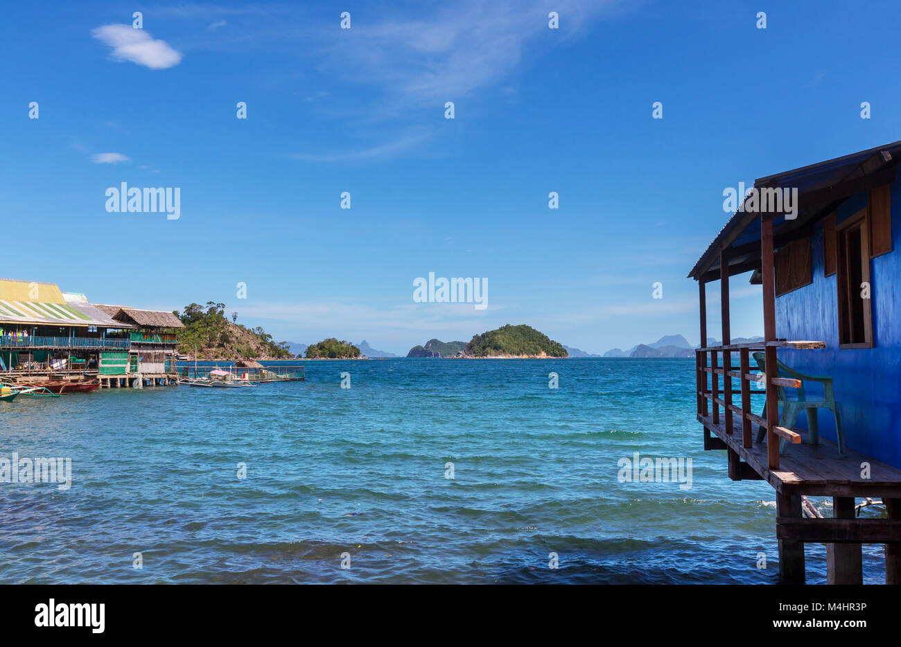 Village in Palavan Stock Photo - Alamy