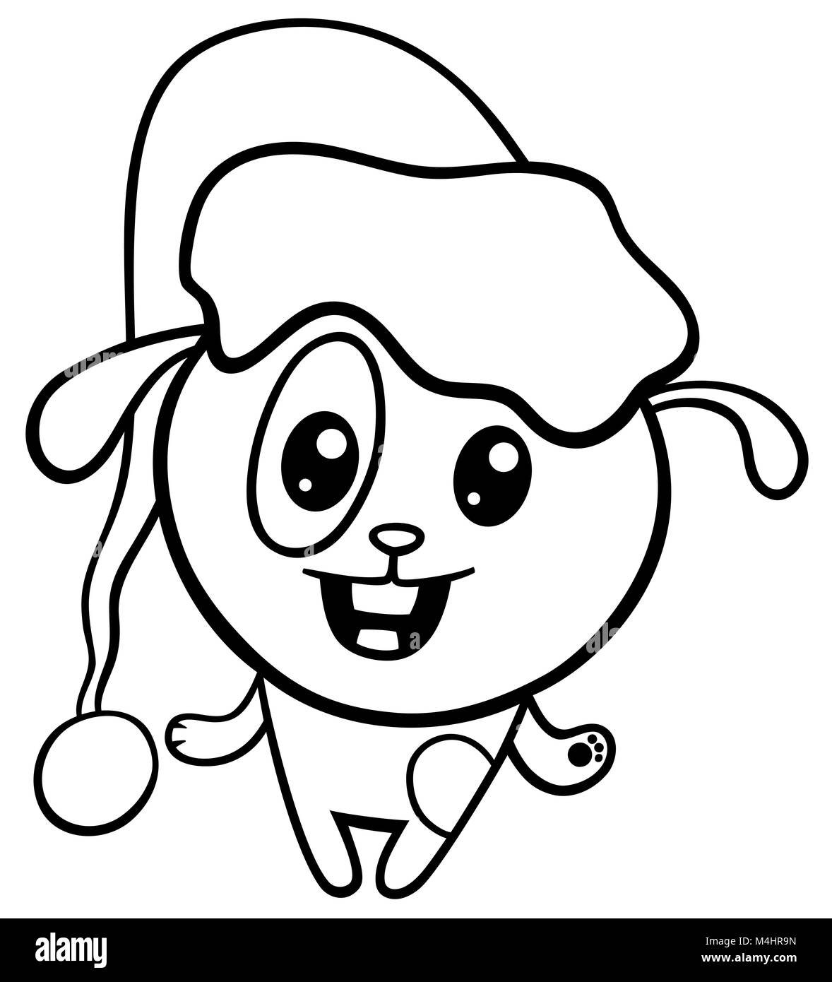 Christmas pet card Black and White Stock Photos & Images - Alamy