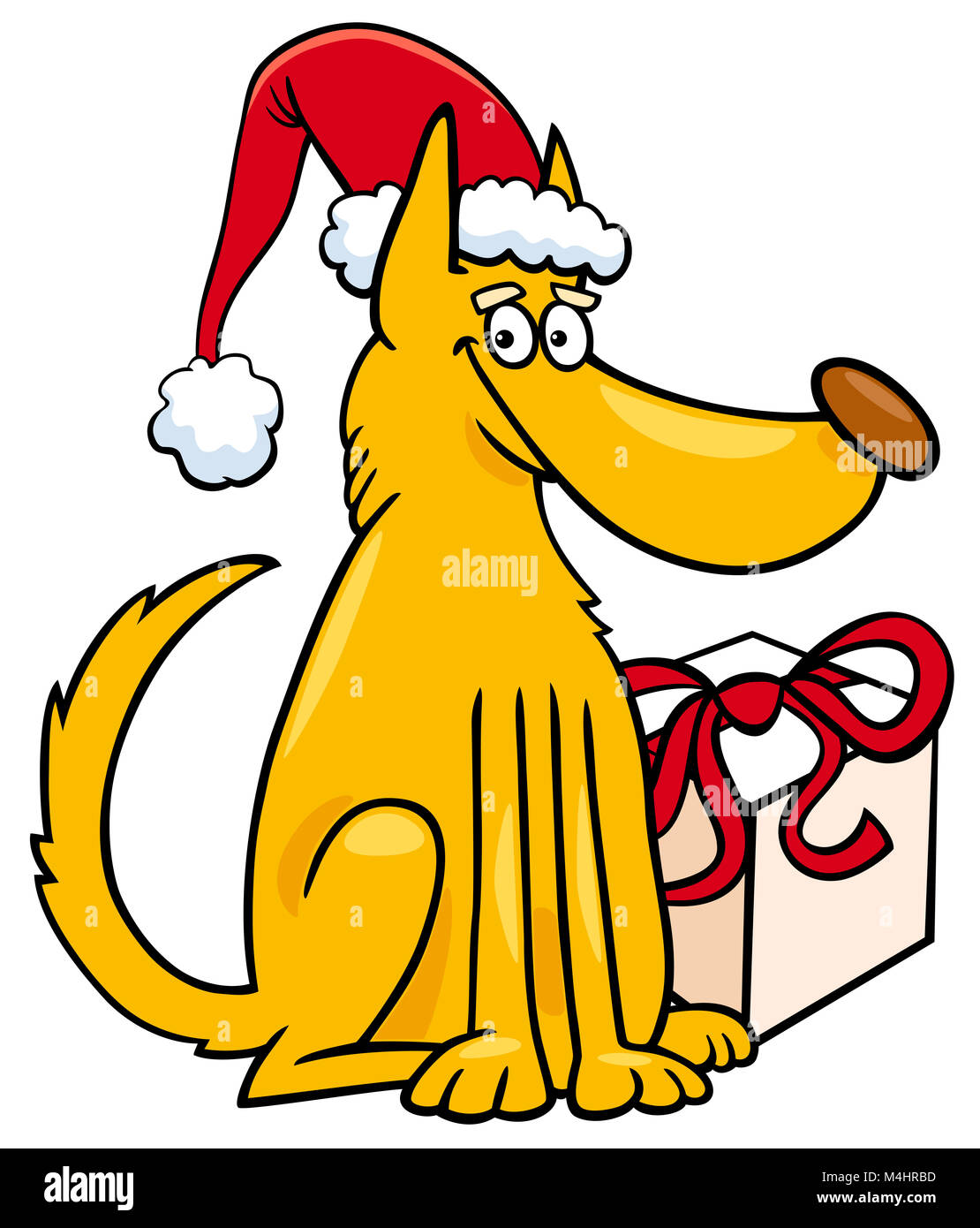 Dog Christmas Cartoon High Resolution Stock Photography and Images - Alamy