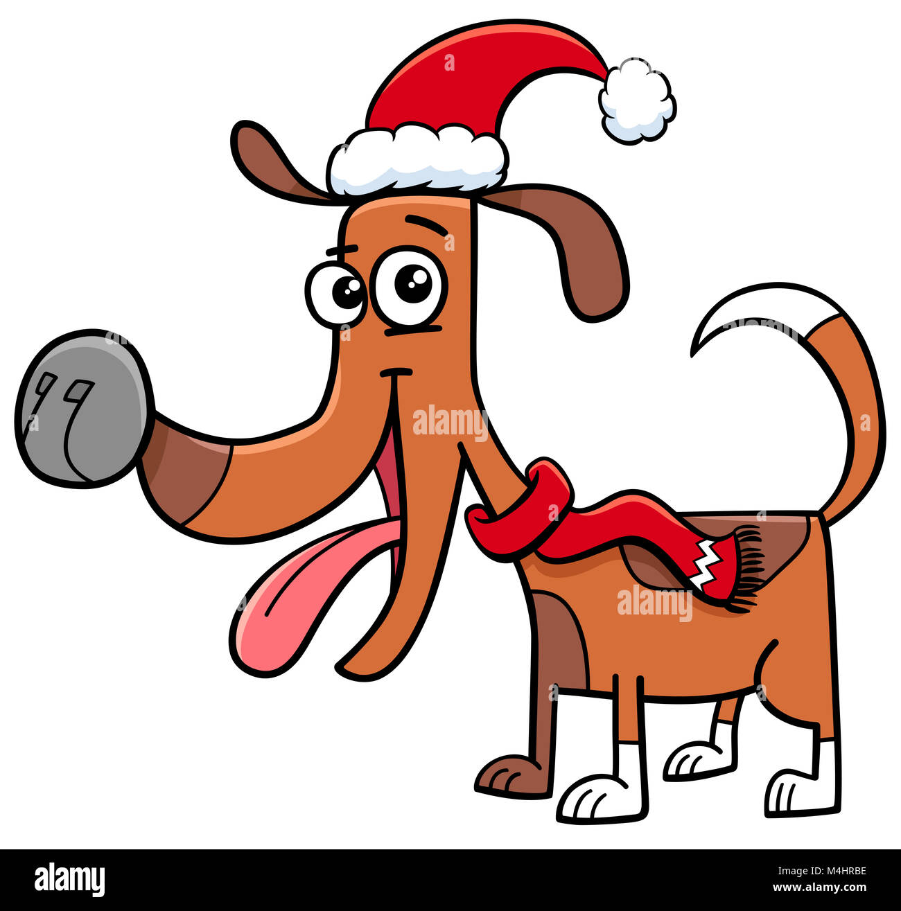 Dog Christmas Cartoon High Resolution Stock Photography and Images - Alamy