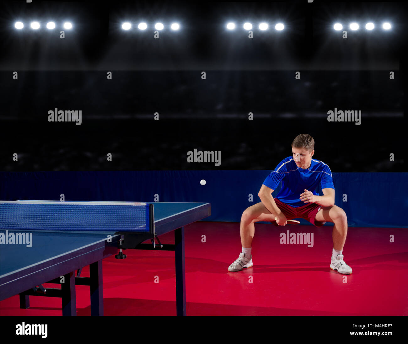 Male athlete in table tennis hi-res stock photography and images - Alamy