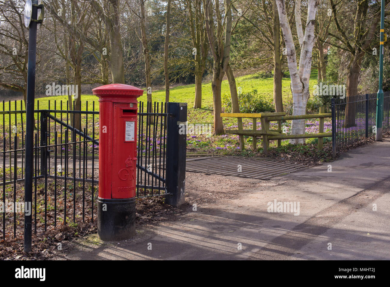 Postman in a park hi-res stock photography and images - Alamy