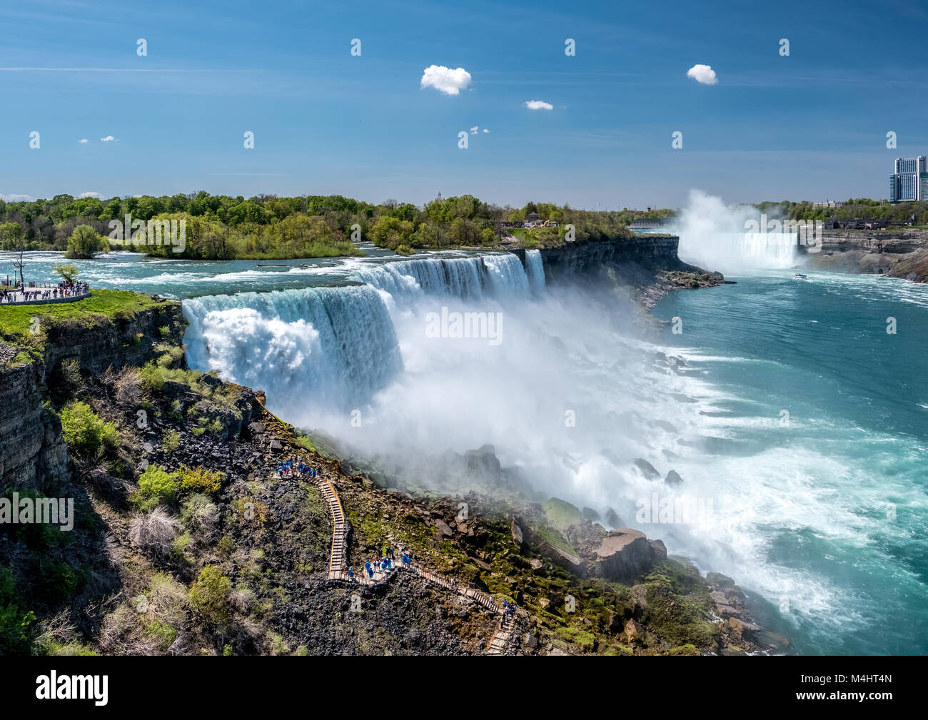 Niagara Falls waterfall landscape Stock Photo - Alamy