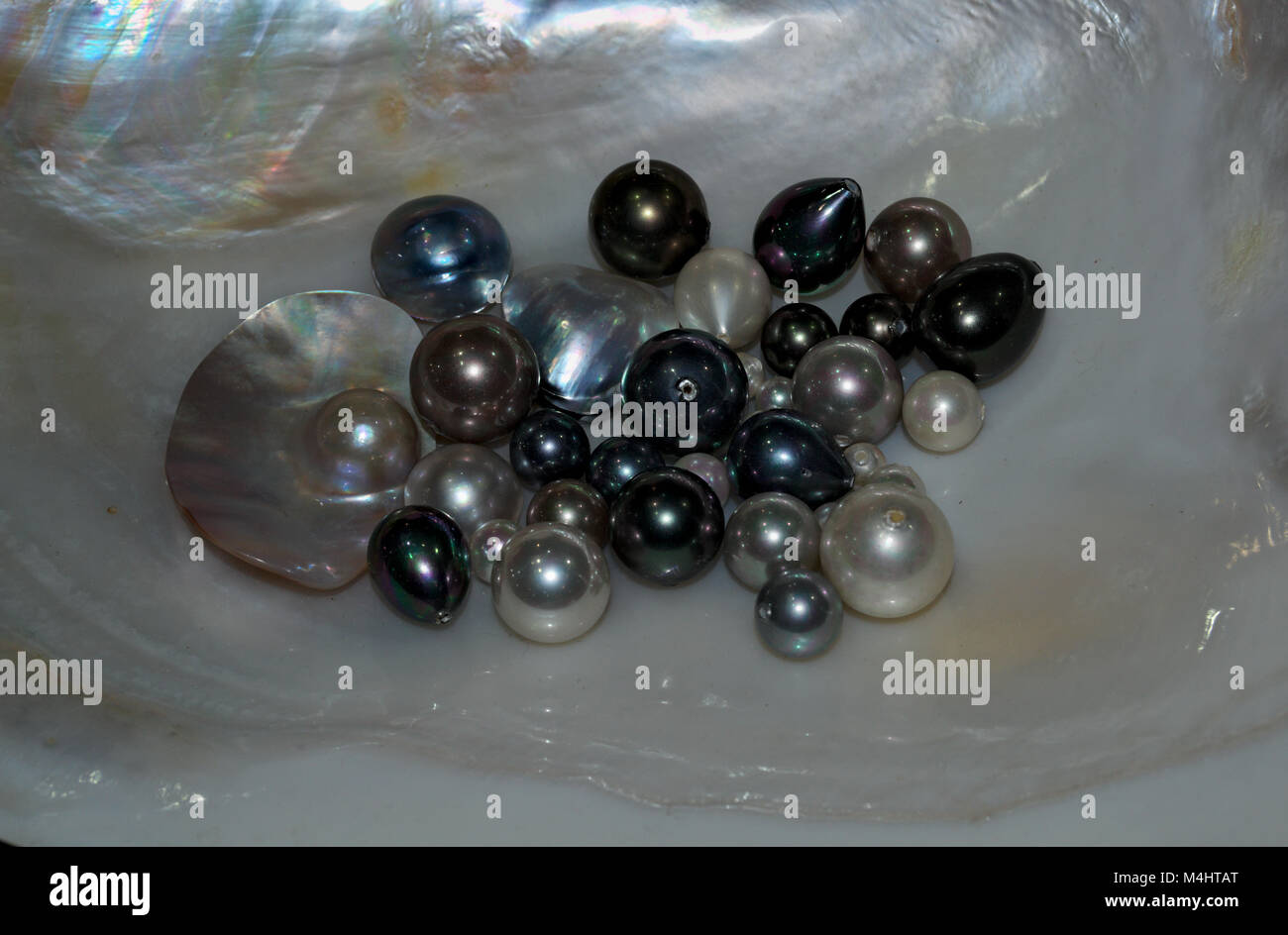 Shellfish and pearls hi-res stock photography and images - Alamy