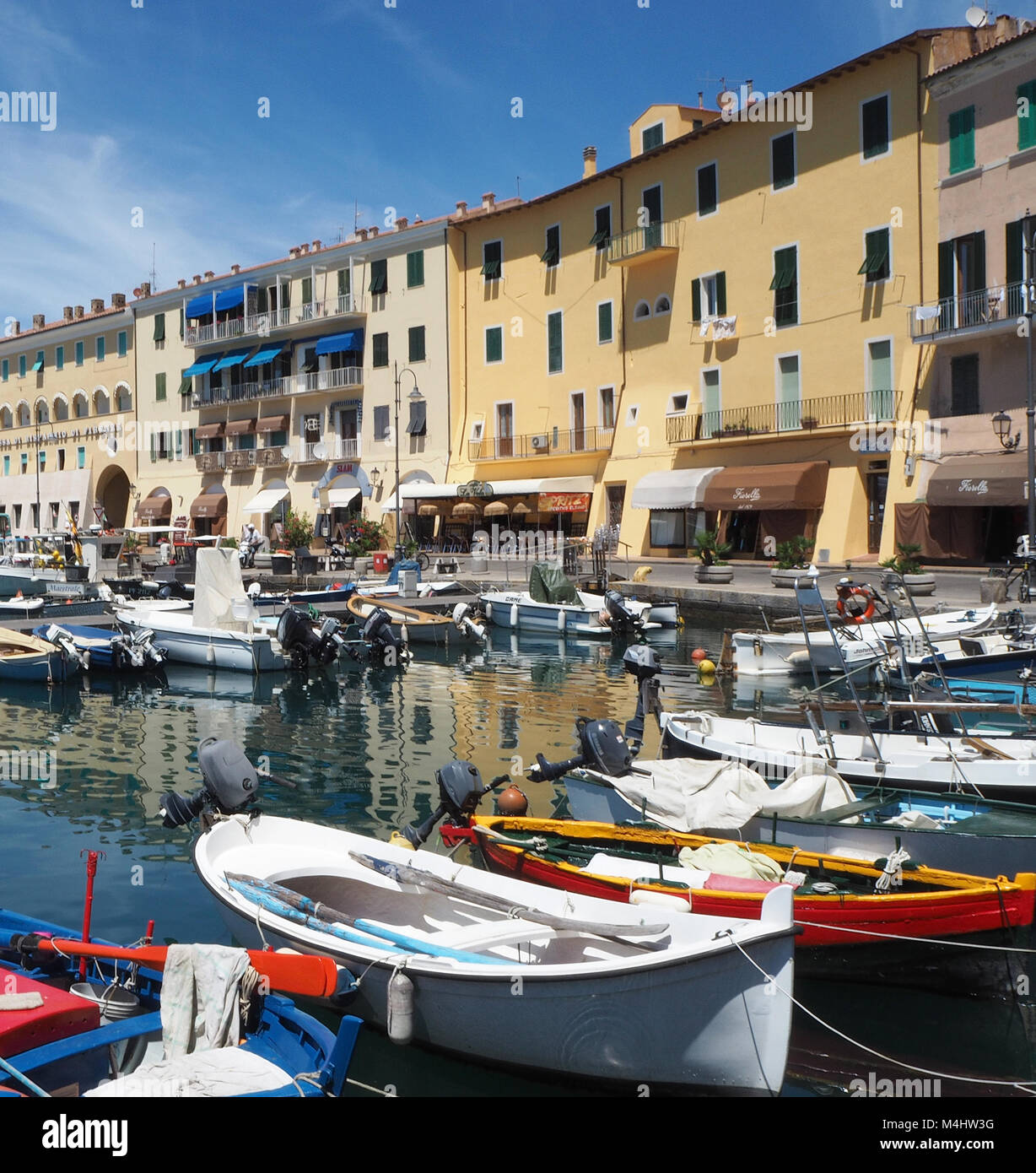 Port on Island of elba Stock Photo - Alamy