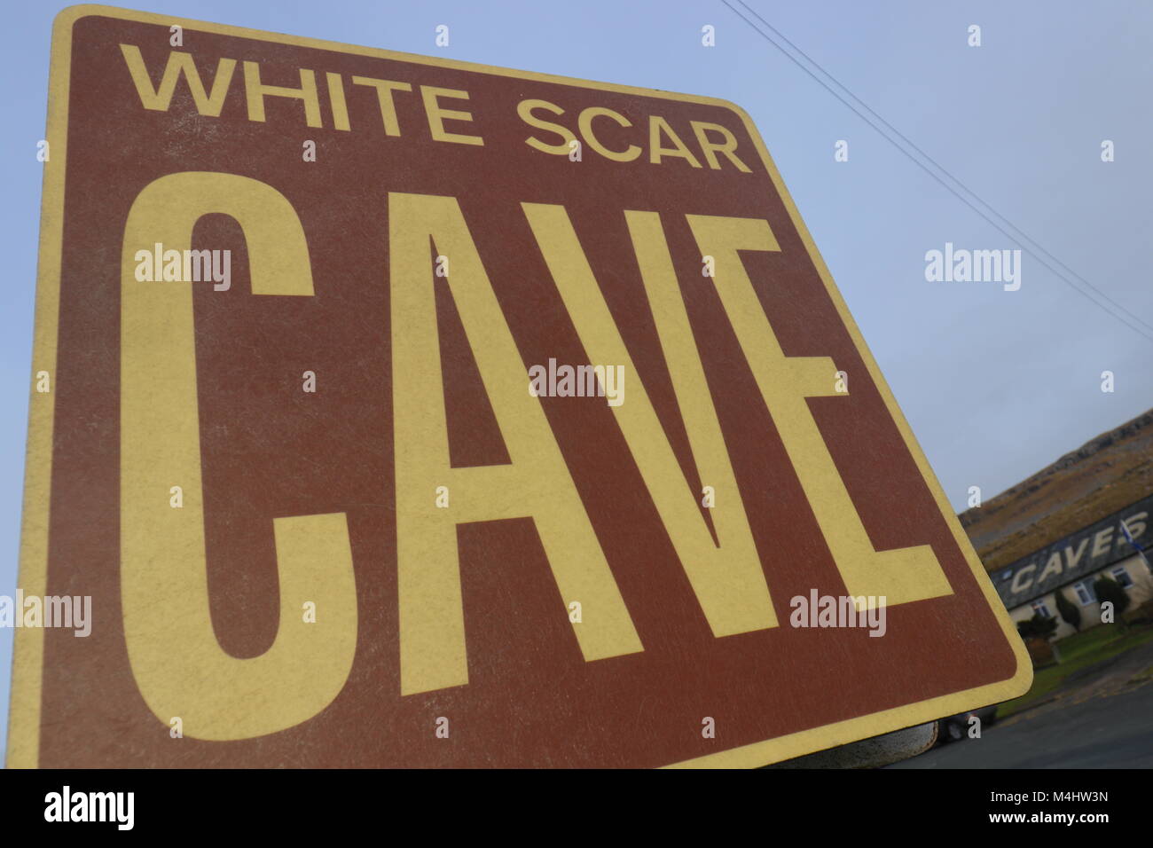 Entrance to White Scar Caves at Ingleton in the Yorkshire Dales Stock ...