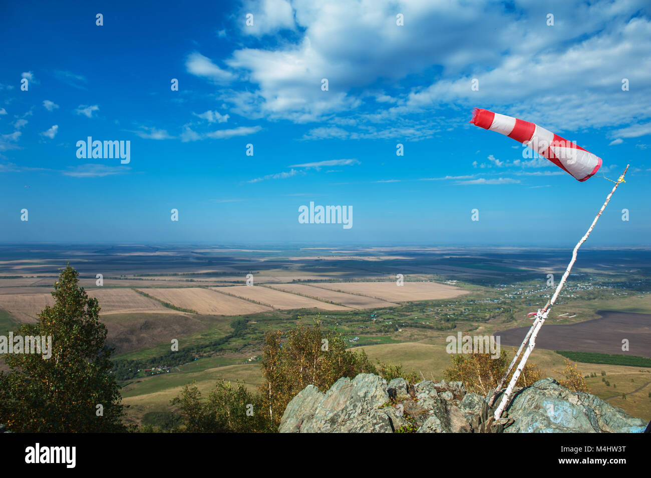 Flying windsock wind vane Stock Photo - Alamy