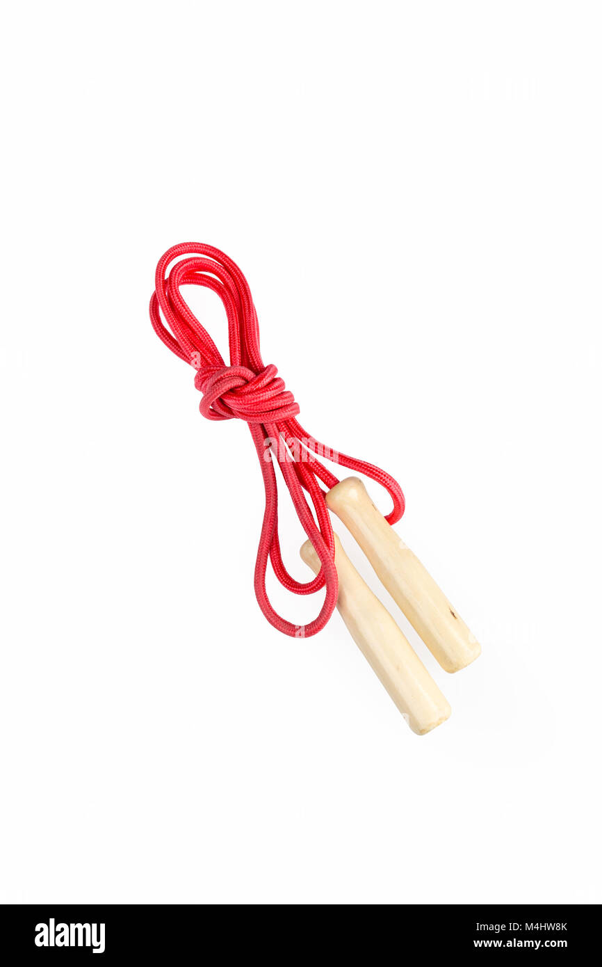 red rope skipping Stock Photo - Alamy