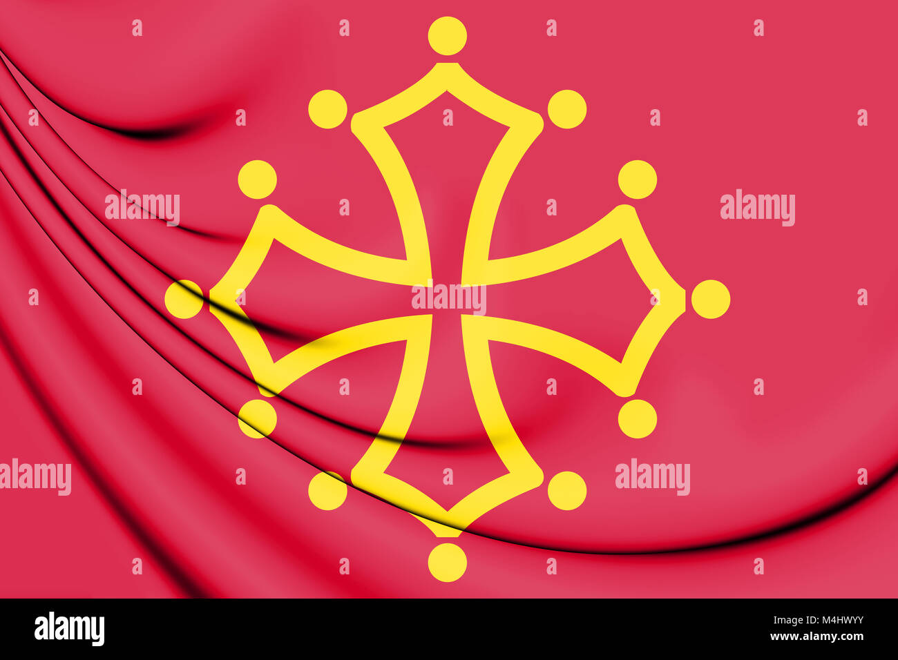 Midi pyrenees flag hi-res stock photography and images - Alamy