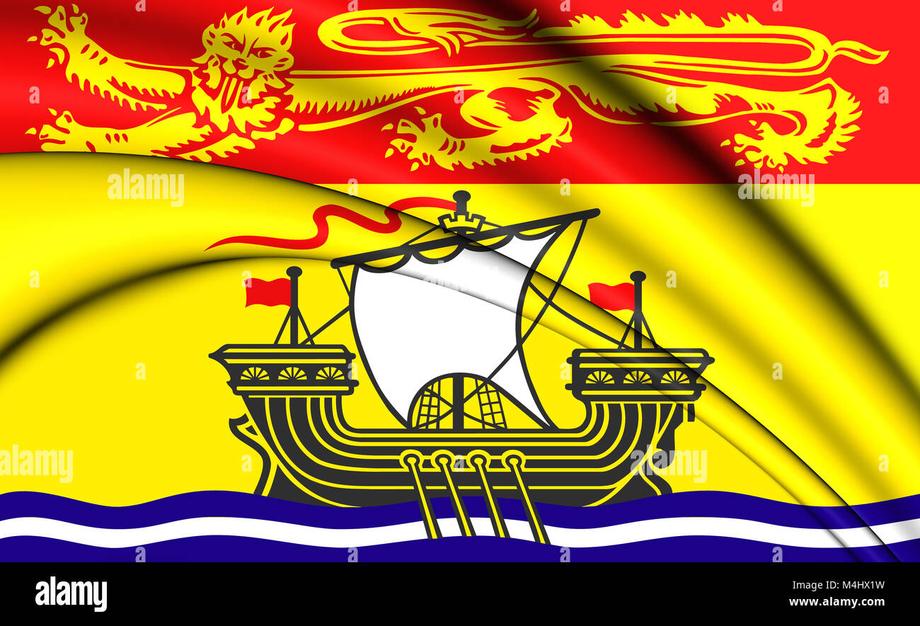 New brunswick flag hi-res stock photography and images - Alamy
