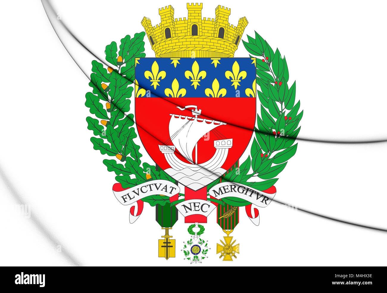 Paris coat of arms hi-res stock photography and images - Alamy