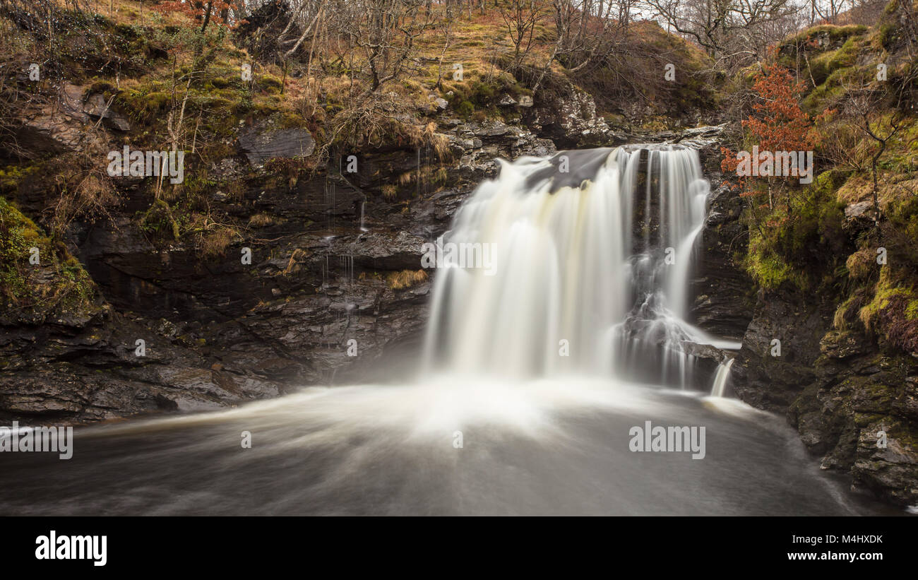 Falls of Falloch, Loch Lomond National Park Stock Photo - Alamy
