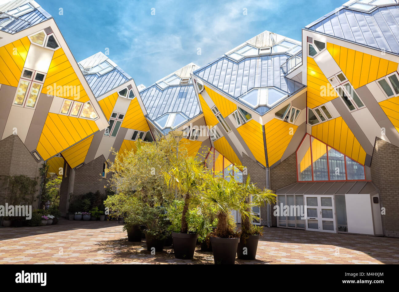 Cubic houses piet blom rotterdam holland netherlands europe hi-res ...