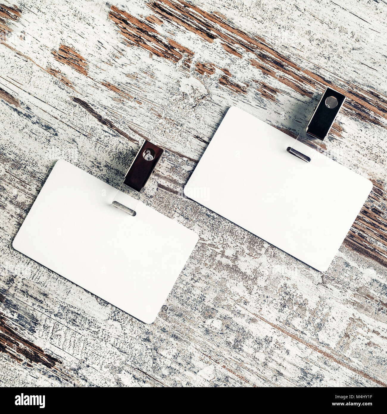 Name badges desk hi-res stock photography and images - Alamy