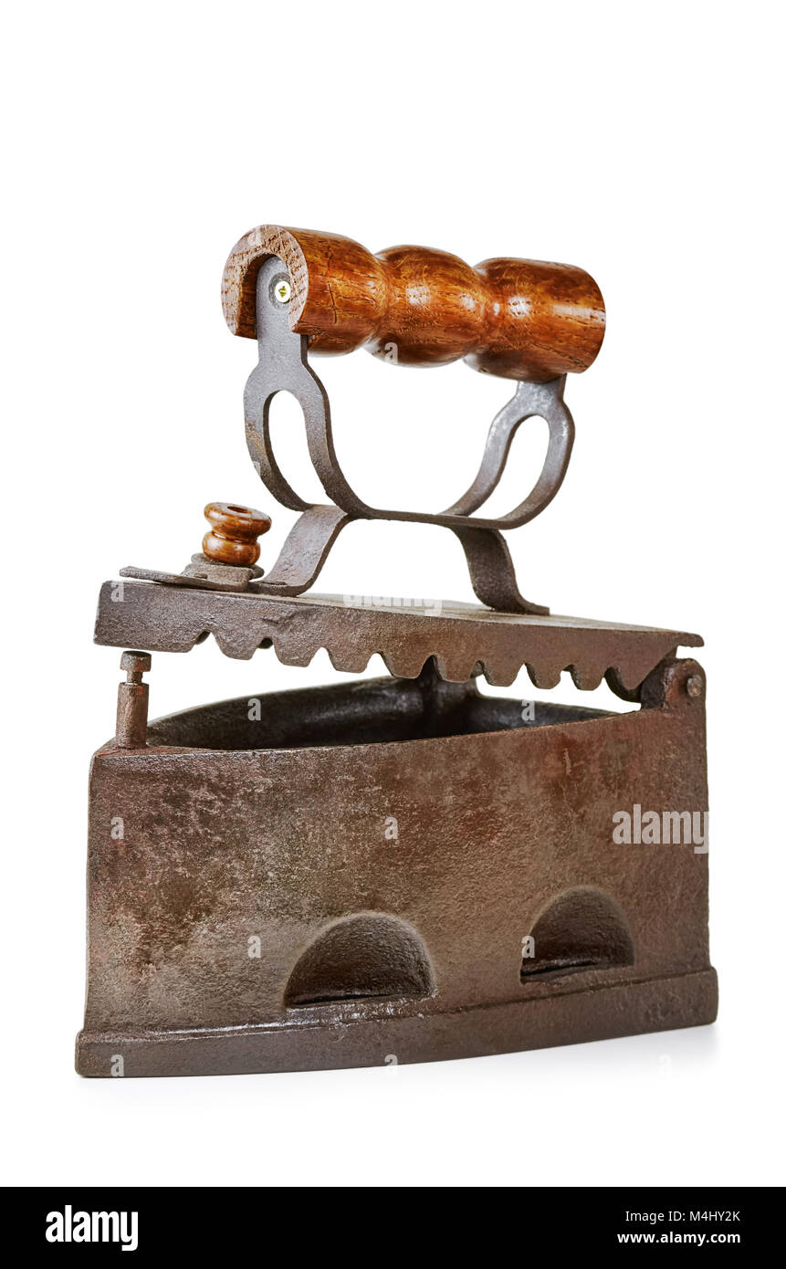 Old Smoothing Iron Stock Photo - Alamy
