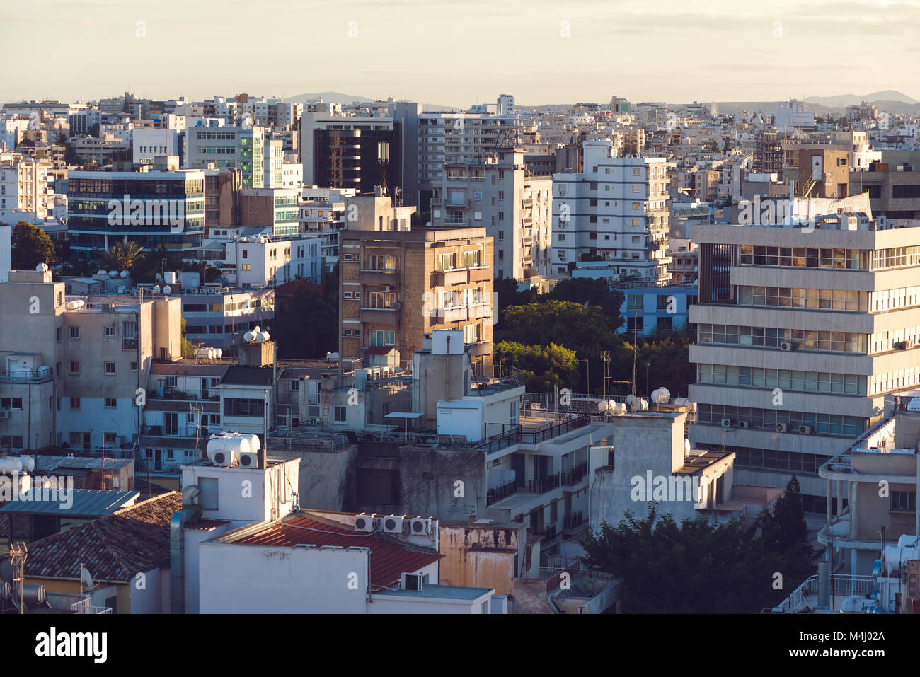 Southern part of Nicosia, view from above. Cyprus Stock Photo - Alamy
