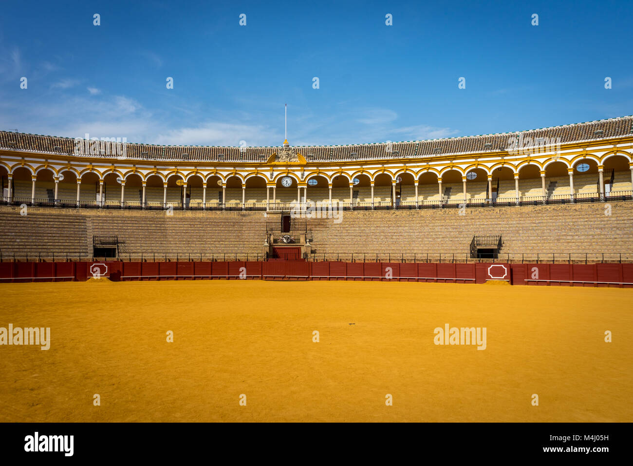 The bull fighting ring at Seville, Spain, Europe Stock Photo - Alamy