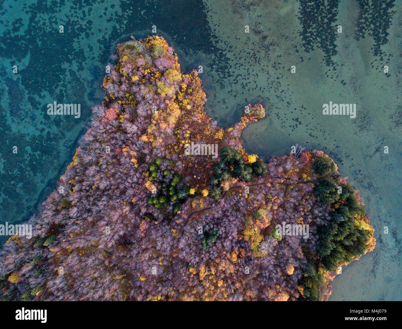 Icelandic aerial photography captured by drone.Beautiful landscape in ...