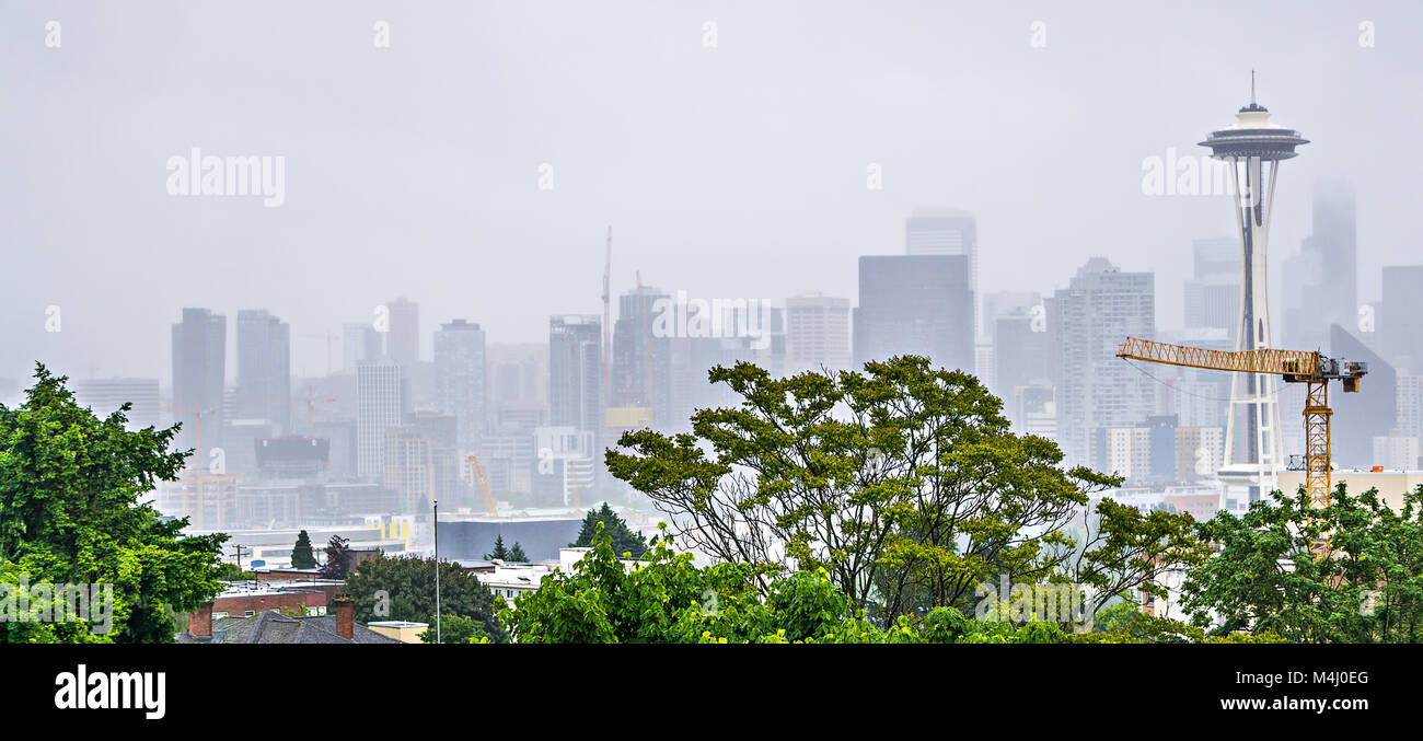 Seattle skyline day hi-res stock photography and images - Alamy