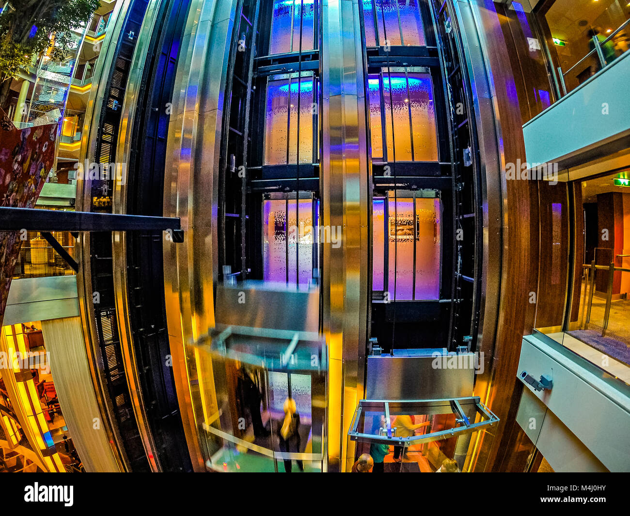 Cruise ship elevators hi-res stock photography and images - Alamy