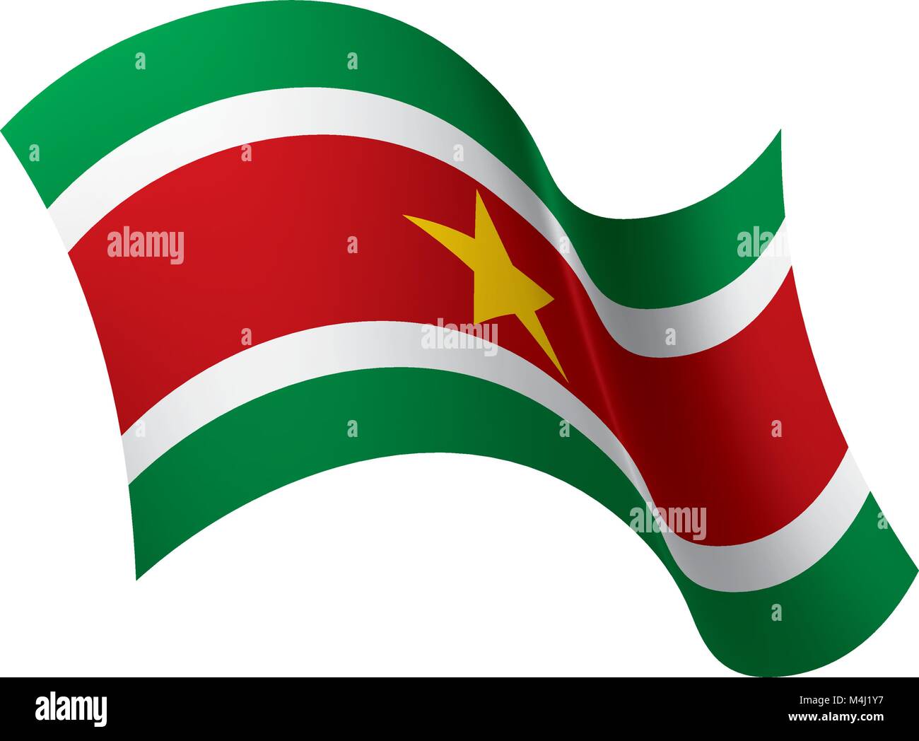 Suriname flag, vector illustration Stock Vector Image & Art - Alamy