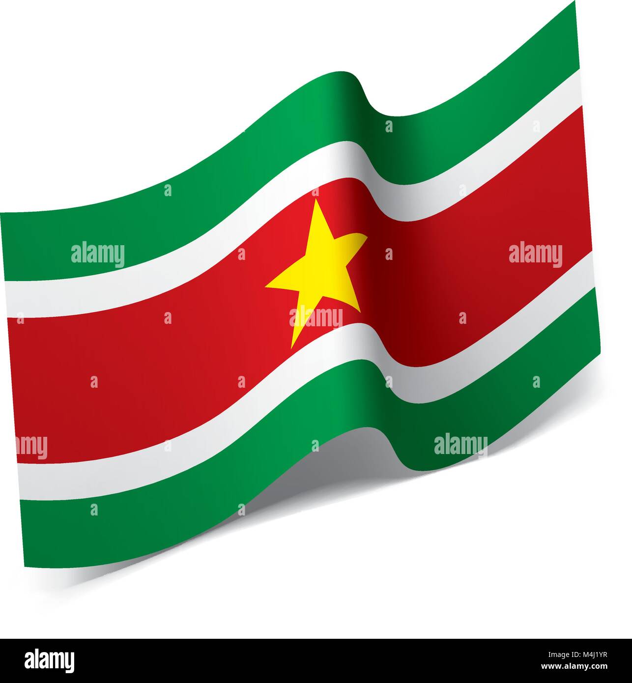 Suriname flag, vector illustration Stock Vector Image & Art - Alamy